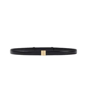 TOTEME Leather Belt - Black