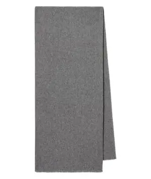 TOTÊME Virgin Wool Scarf - Grey