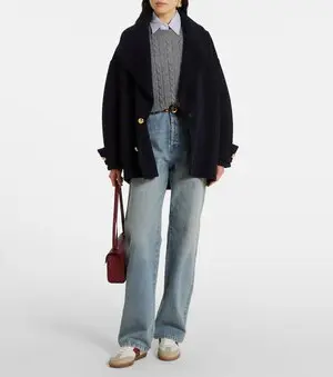 TOD'S Tabs Suede-trimmed Leather Sneakers - Neutrals