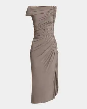 Taupe Midi Dresses
