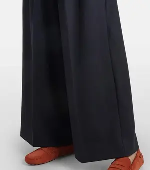 Max Mara Nichols Virgin Wool Wide-leg Pants