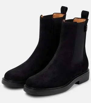 TOD'S Suede Chelsea Boots - Black