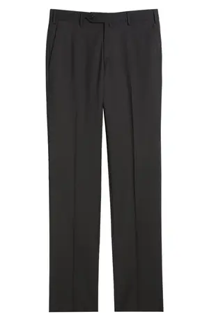 Zanella Parker Platinum Super 130's Gabardine Dress Pants - Black