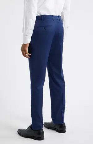 Zanella Parker Platinum Super 130's Gabardine Dress Pants - Dark Blue
