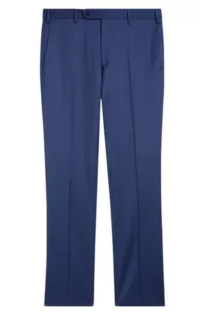Zanella Parker Platinum Super 130's Gabardine Dress Pants - Dark Blue
