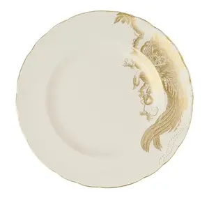 ROYAL CROWN DERBY Gold Aves Motif Salad Plate - No Color