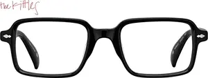 Zenni Rectangle Full Rim Eyeglasses - Black