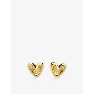 MISSOMA Puffy Heart Stud Earrings - Gold