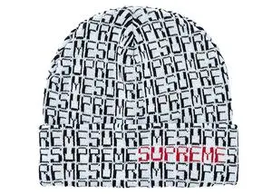 Supreme Digital Beanie White
