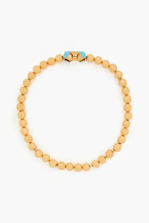 Zimmermann Tone Enamel Necklace - Gold