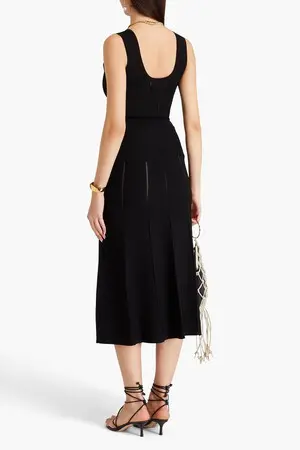 Zimmermann Knitted Midi Skirt - Black
