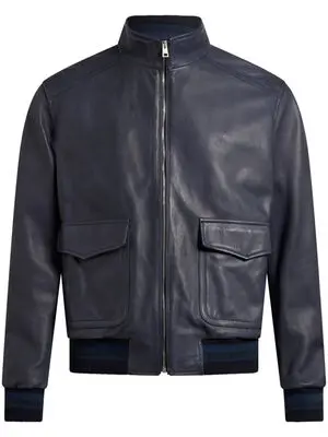 Etro Leather Bomber Jacket