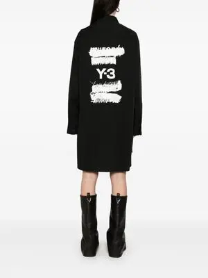 Y3 Graphic-print Shirt - Black