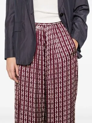FORTE_FORTE Graphic-print Palazzo Trousers