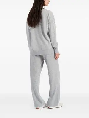 Chinti & Parker Wide-leg Track Pants - Grey