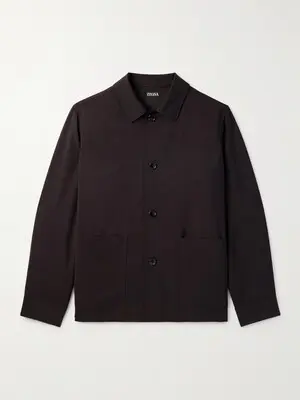 Zegna Wool And Mohair-blend Chore Jacket