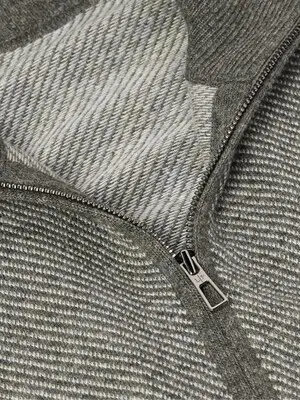 Loro Piana Roadster Cashmere Half-zip Sweater - Gray