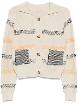 Henrik Vibskov Stitch Cardigan - Neutrals
