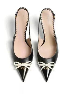 Valentino Garavani 80mm Bepointy Slingback Pumps - Black