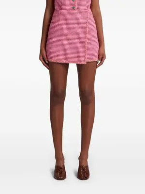 Etro Micro-check Mini Skirt