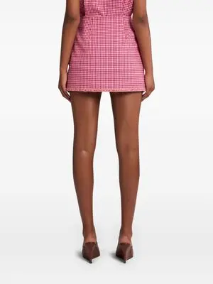 Etro Micro-check Mini Skirt