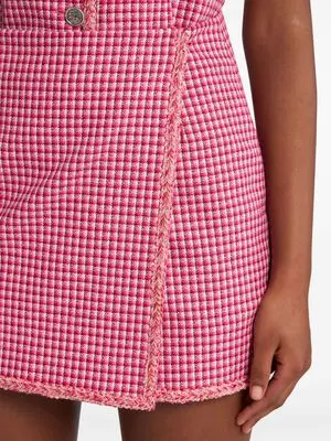 Etro Micro-check Mini Skirt