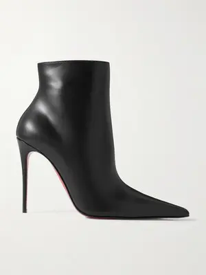 CHRISTIAN LOUBOUTIN Kate Max 100 Leather Ankle Boots