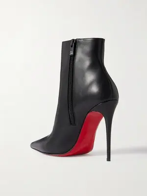 CHRISTIAN LOUBOUTIN Kate Max 100 Leather Ankle Boots