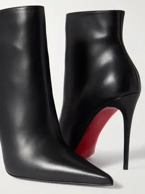 CHRISTIAN LOUBOUTIN Kate Max 100 Leather Ankle Boots