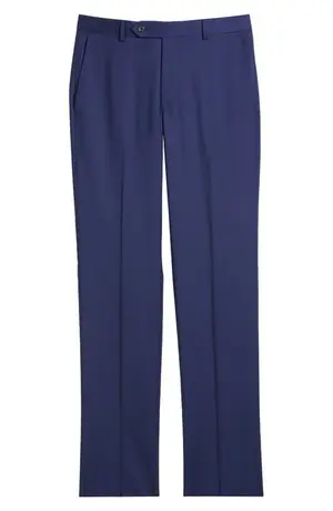 Samuelsohn Marine 110s Serge Wool Trousers - Navy