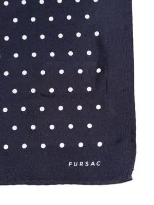 FURSAC Polka-dot Print Pocket Square