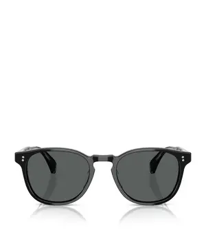 Oliver Spencer Titanium Finley Sunglasses - Black