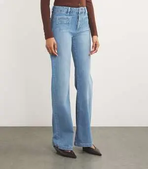 Paige Leenah Wide-leg Jeans