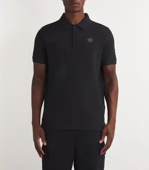 Canada Goose Cotton Logo Beckley Polo Shirt - Black