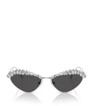 SWAROVSKI Sk7009 Sunglasses - Silver