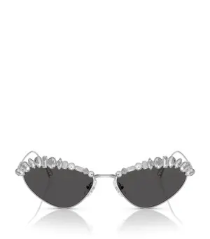 SWAROVSKI Sk7009 Sunglasses - Silver