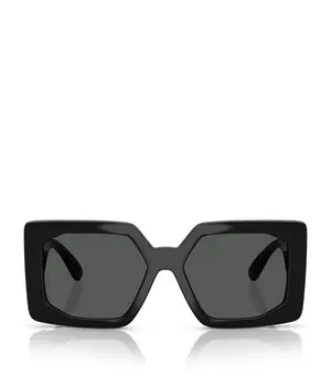 Versace Square Frame Sunglasses - Black