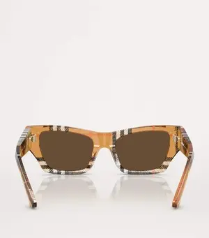 Burberry Acetate Square Cat Eye Sunglasses