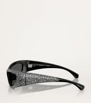 SWAROVSKI Sk6027 Sunglasses - Black