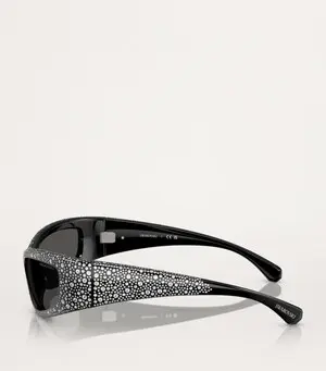 SWAROVSKI Sk6027 Sunglasses - Black