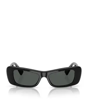 Versace Rectangular Sunglasses - Black