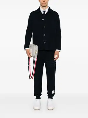 Thom Browne 4-bar Piqué-weave Jacket