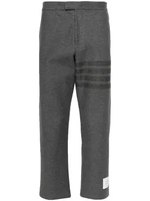 Thom Browne Mid-rise Tapered Trousers