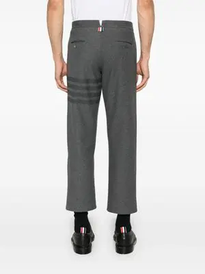 Thom Browne Mid-rise Tapered Trousers