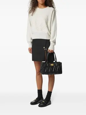 Versace Medusa '95 Quilted Tote Bag - Black