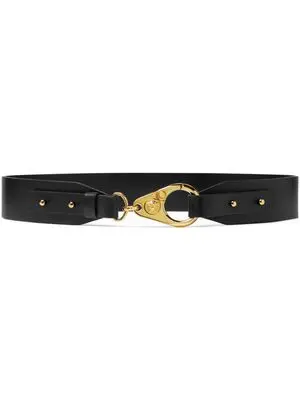 Versace La Medusa Leather Belt - Black