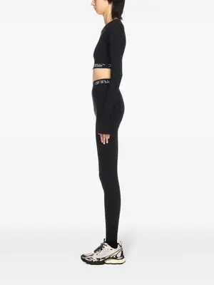 Off-White Logo-band Crop Top