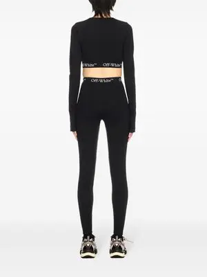 Off-White Logo-band Crop Top