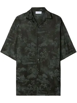 Off-White Fresco Bowling Shirt - Black