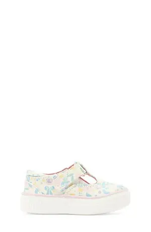 TUCKER + TATE Tabitha T-strap Flat - White Multi Floral